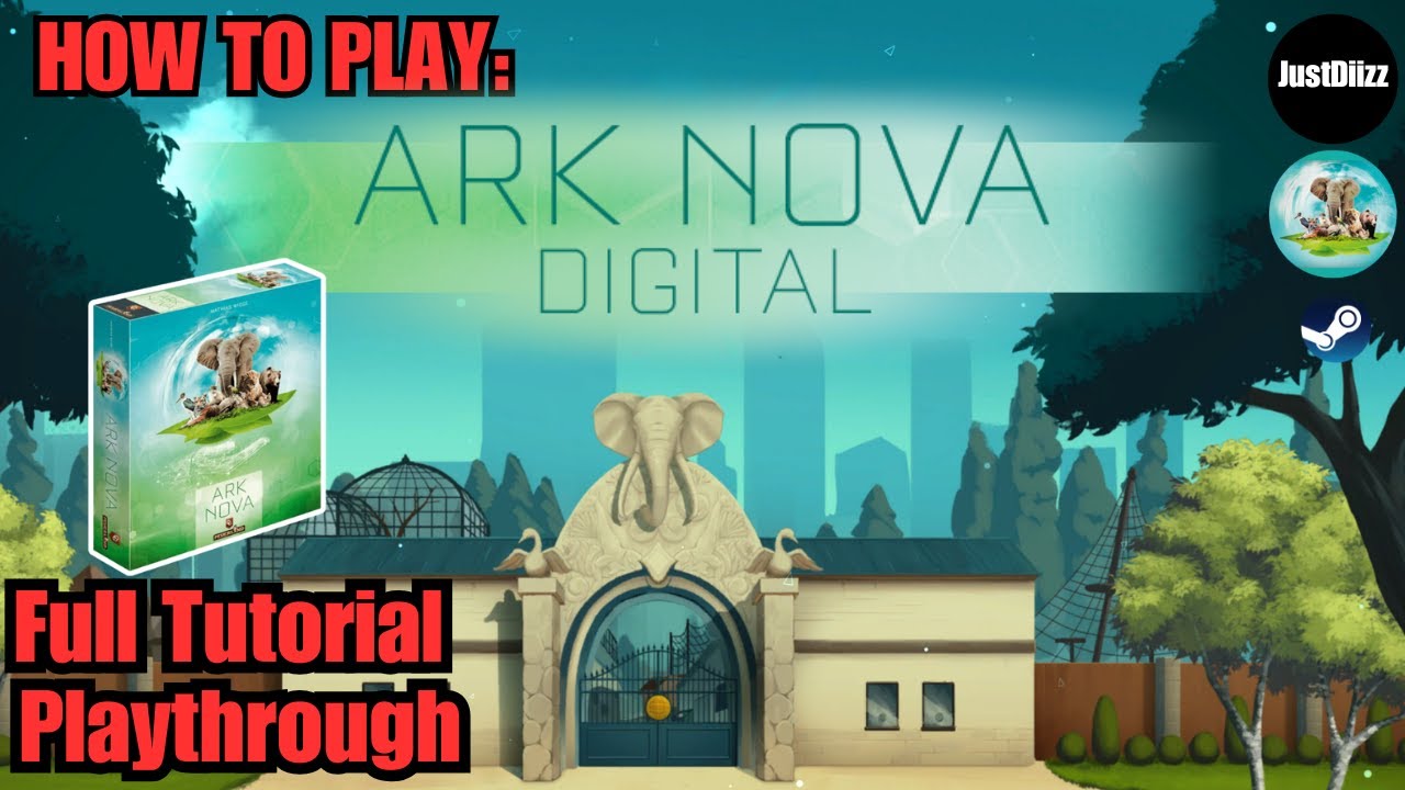 Ark Nova Digital | How to play Full Tutorial Playthrough FIRST LOOK ON STEAM - YouTube