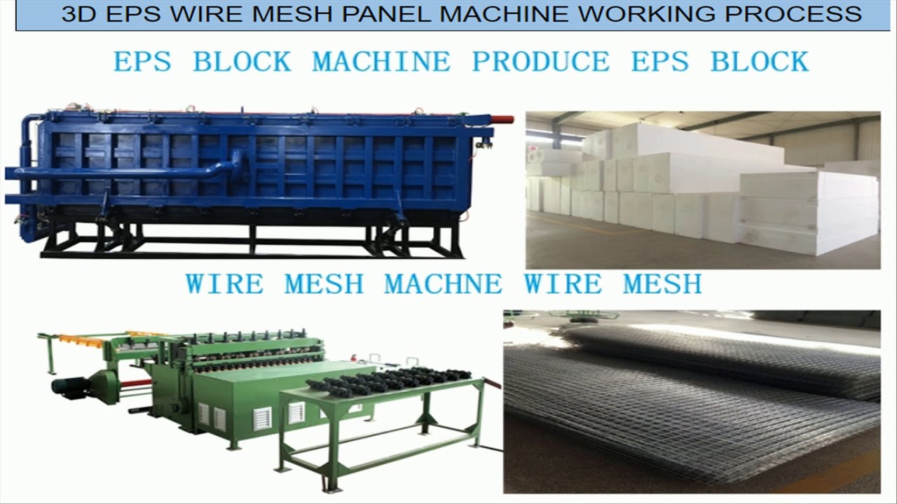 EPS 3D panel machine for construction，tridi panel machine/production ...