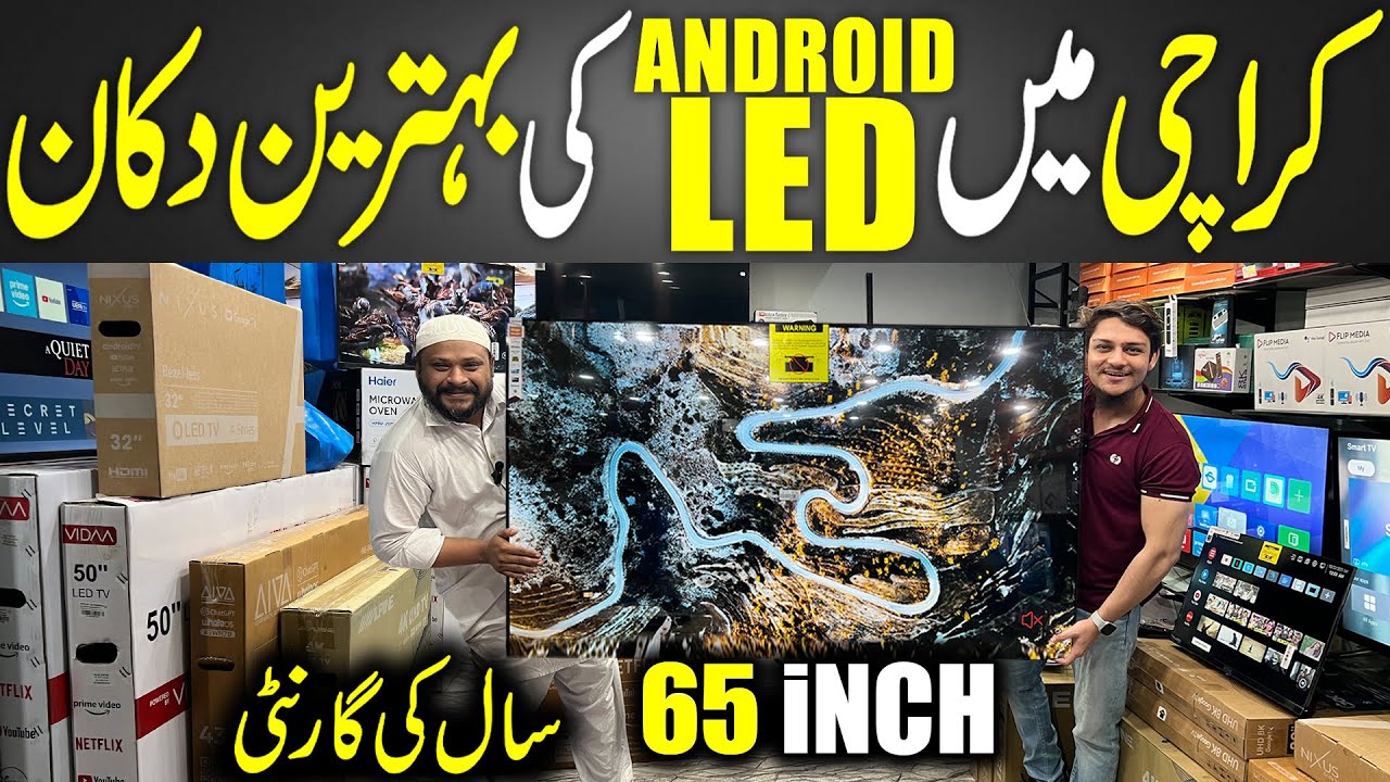 4K LED TV New Model in Pakistan | Smart TV Wholesale Market | All Sizes ...