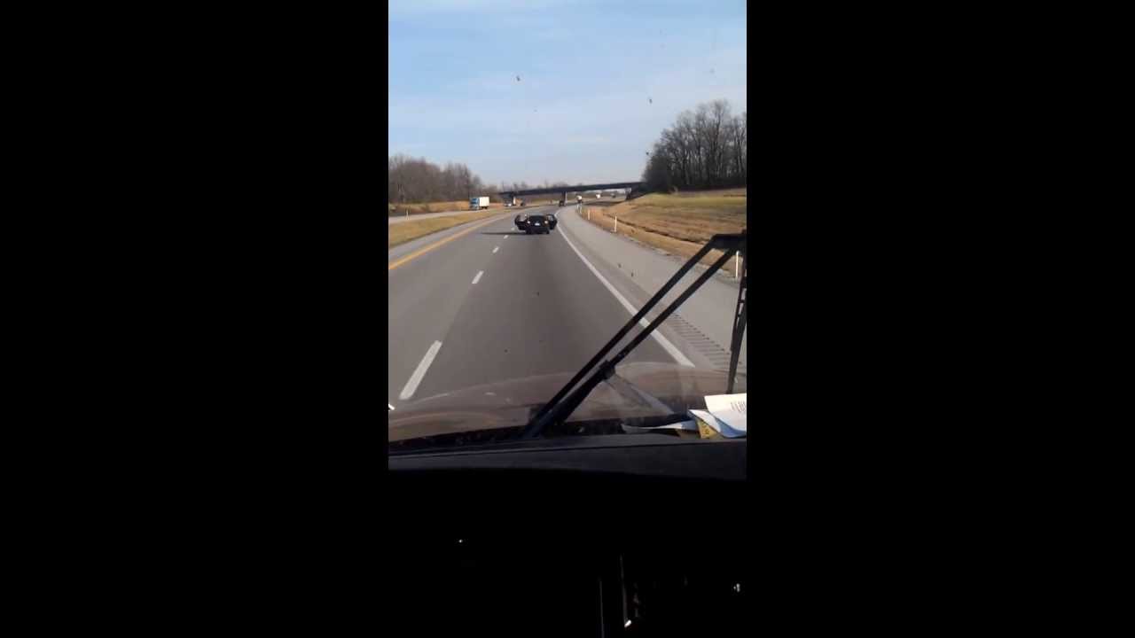 Car Driving 70 MPH Down Highway With Back Doors Open - YouTube
