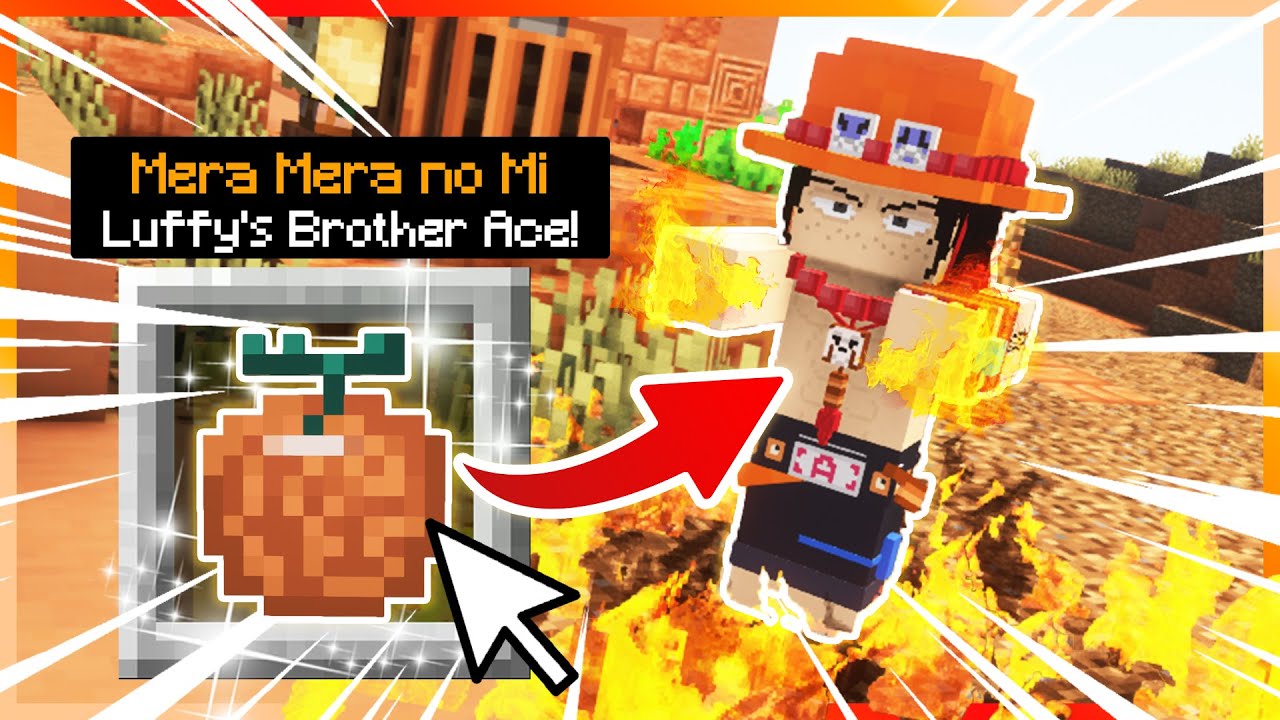 Becoming ACE from ONE PIECE inside Minecraft! - YouTube