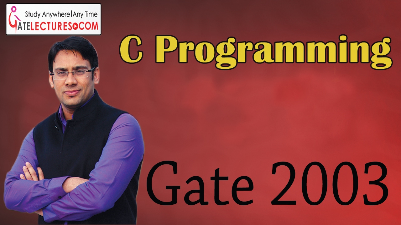 C Programming 34 GATE 2003 Question on Parameter Passing and Variable Scoping - YouTube