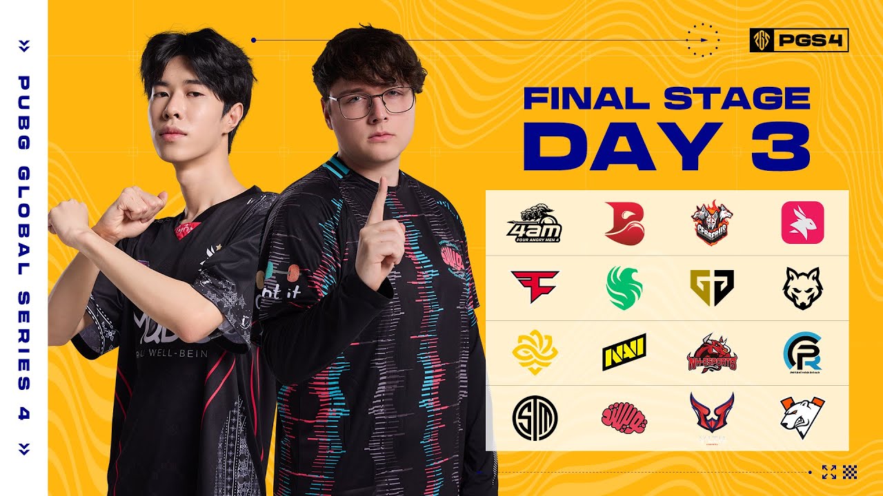 [PUBG_TW] PGS 4 全球系列賽 - 總決賽 Day 3 !host !map !team !六都 - YouTube