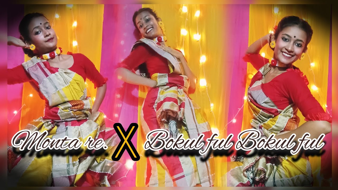 Monta re × Bokul ful Bokul ful || Flok dance || dance with megha ...