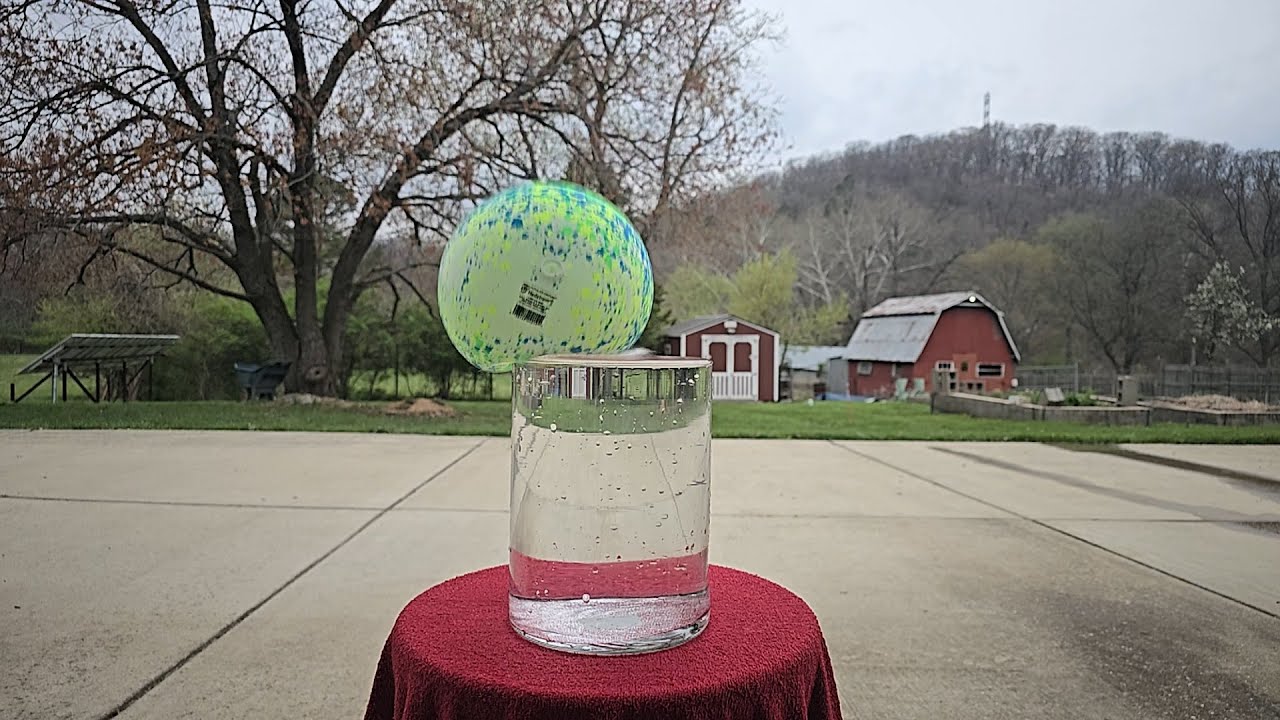 Slow Motion Strange Ball Drop / Splash - YouTube