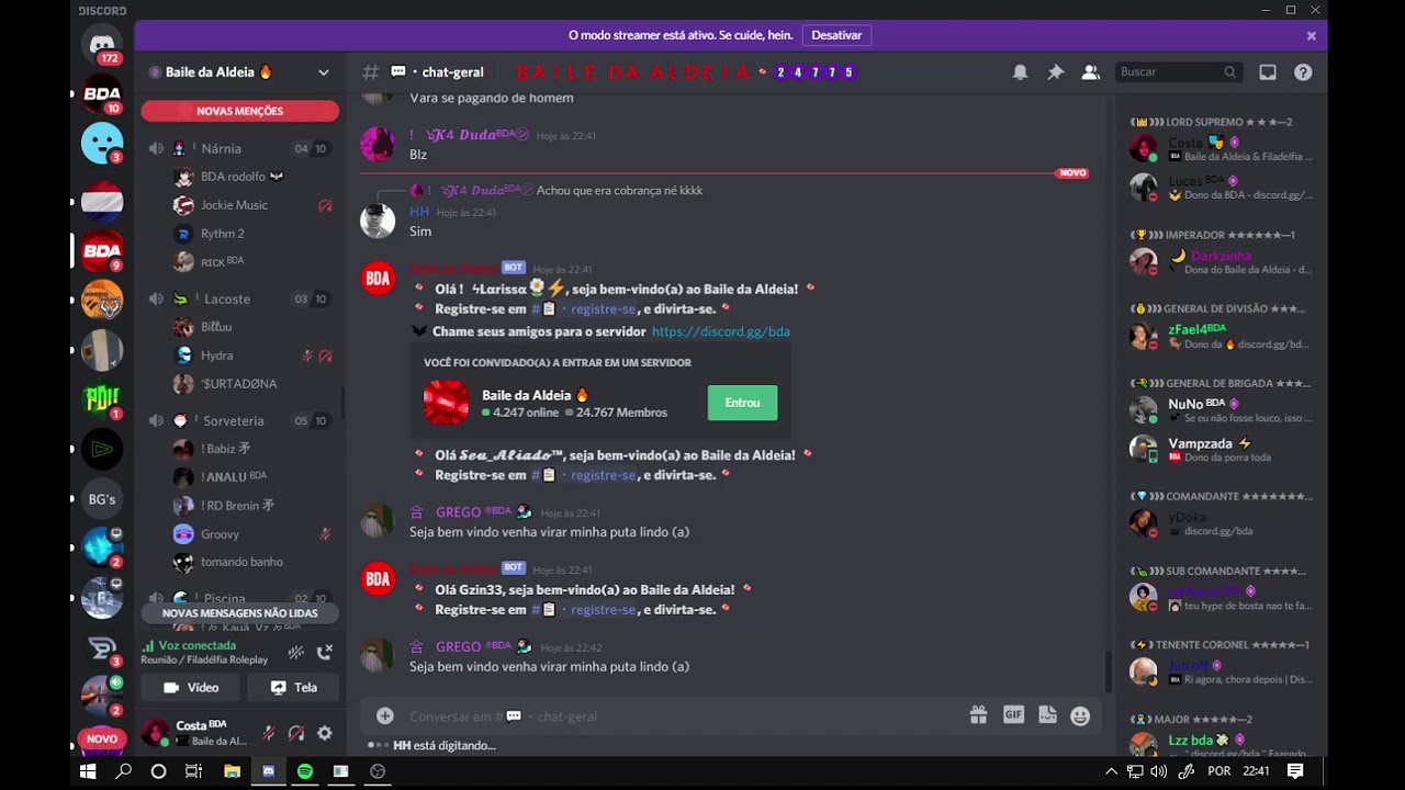 É O FIM DA BDA 😢 - DISCORD - YouTube
