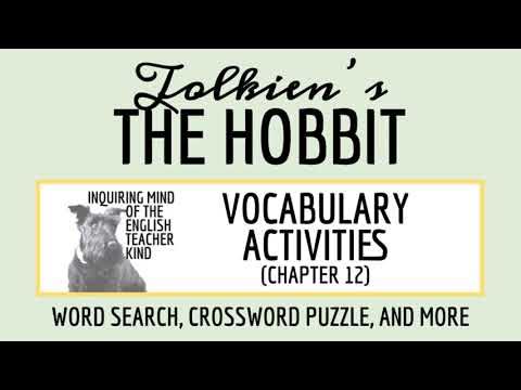 The Hobbit Vocabulary Games and Activities for Chapter 12 - YouTube