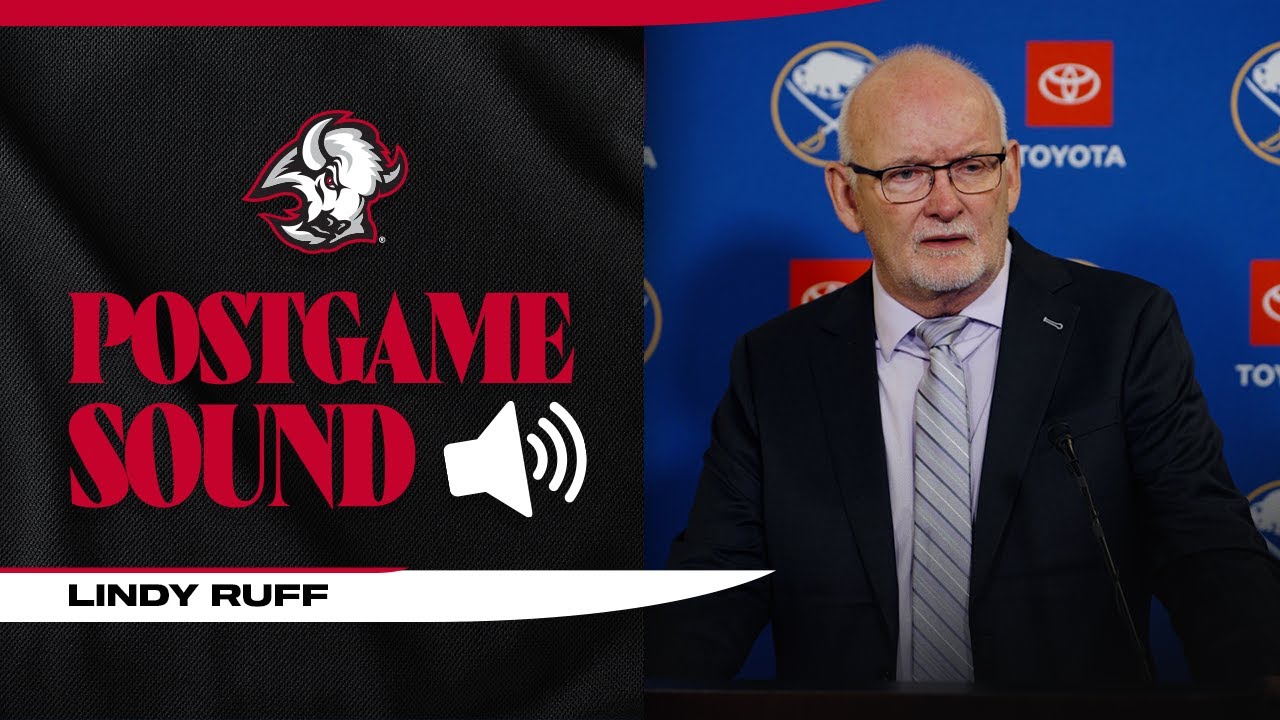 "There's No Quitting" | Lindy Ruff After Buffalo Sabres Defeat Anaheim ...