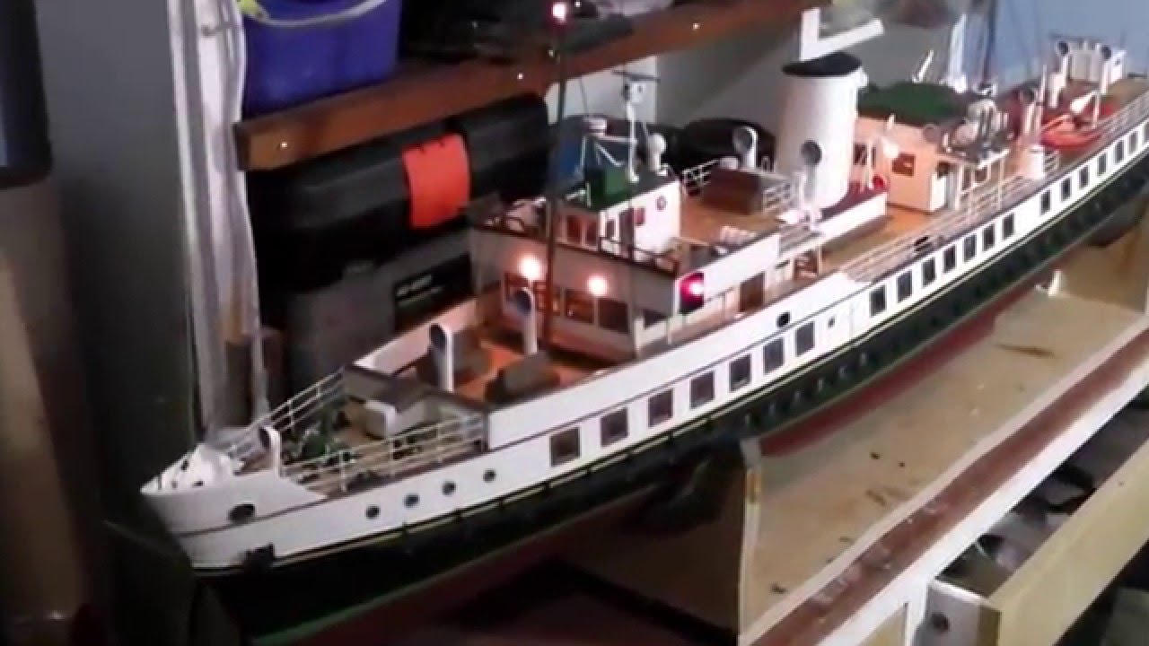 MV Balmoral R/C model Ship - YouTube