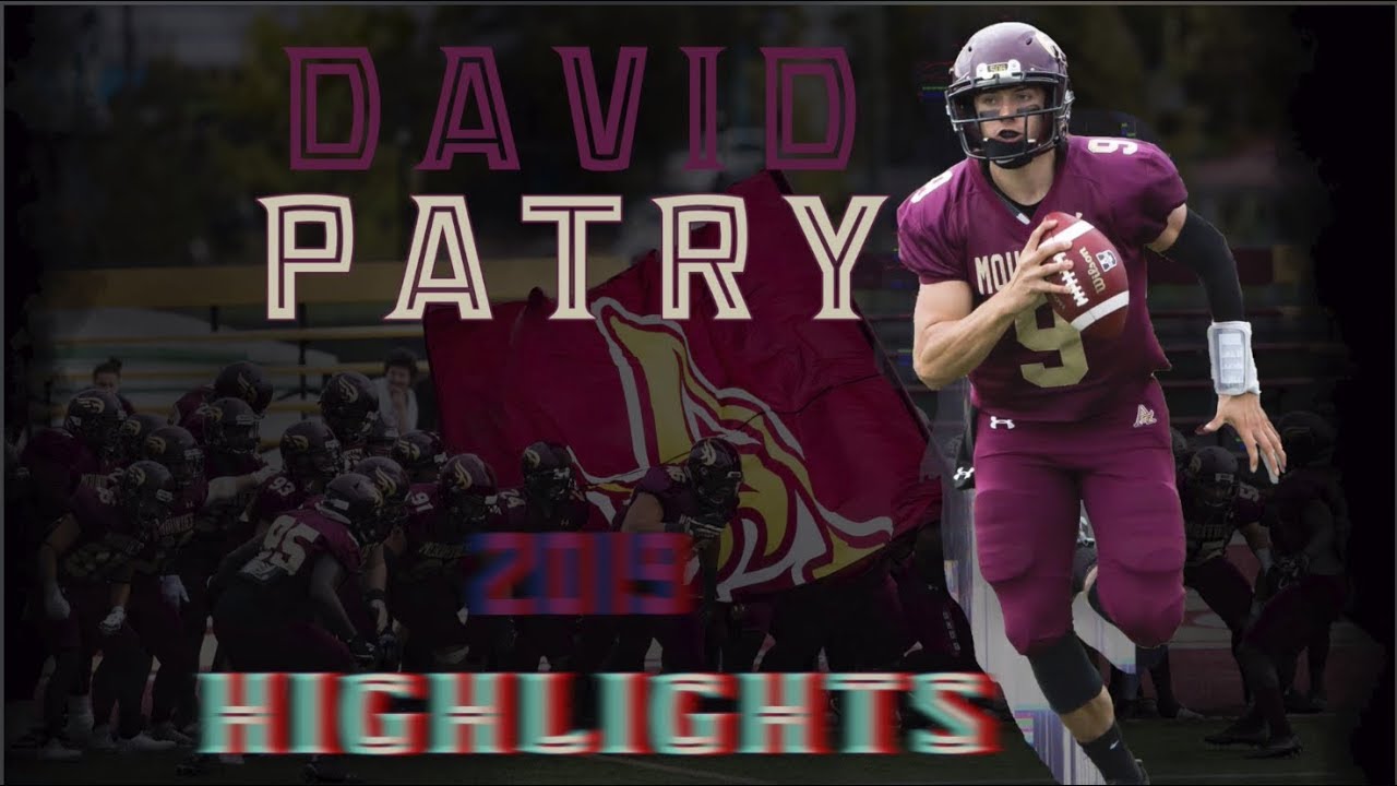 #9 David Patry (QB) | Official Sophomore Highlights | Mount Allison ...