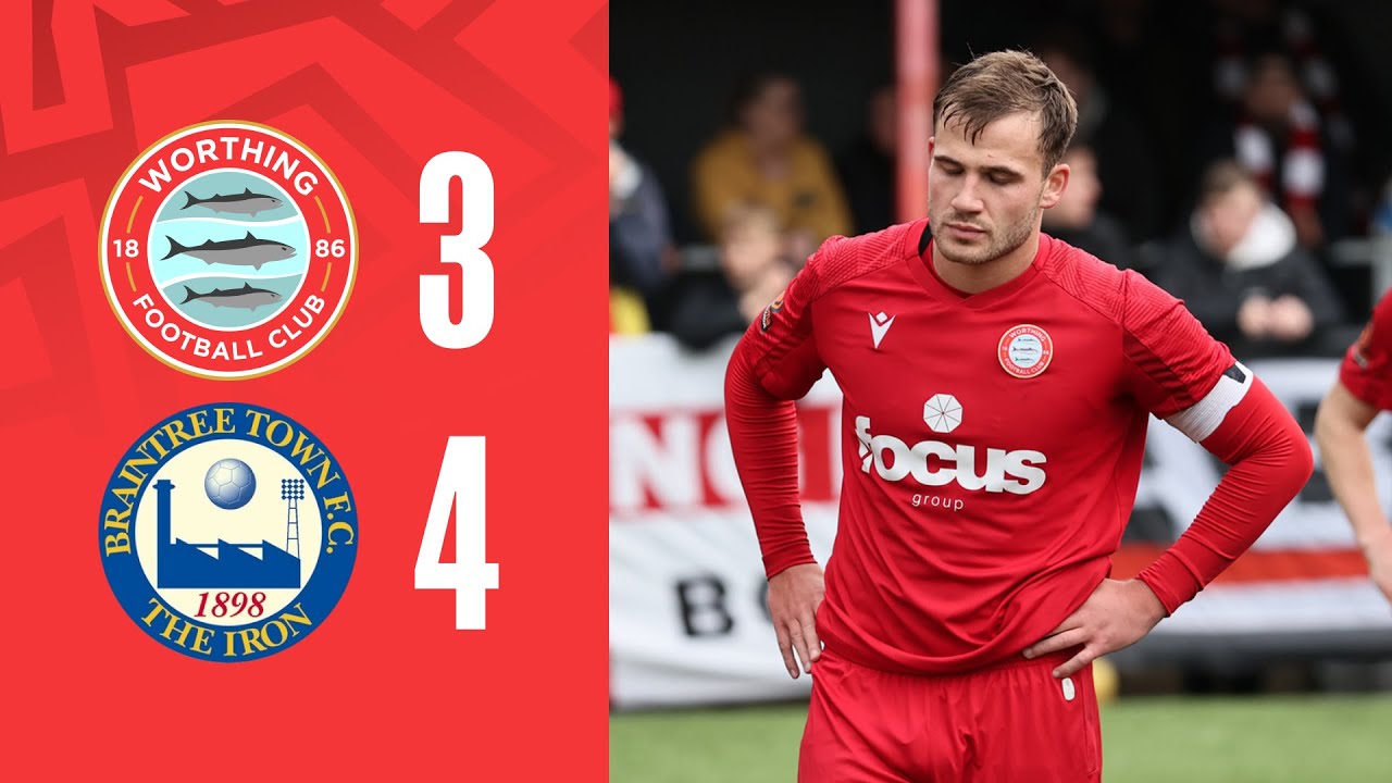 Play-Off Final Heartbreak 💔 | Worthing 3-4 Braintree Town | National ...