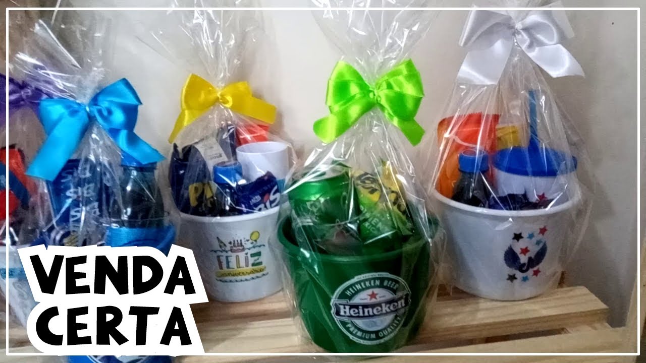 Cestas e presentes personalizados - Como montar - Simples, rápido ...