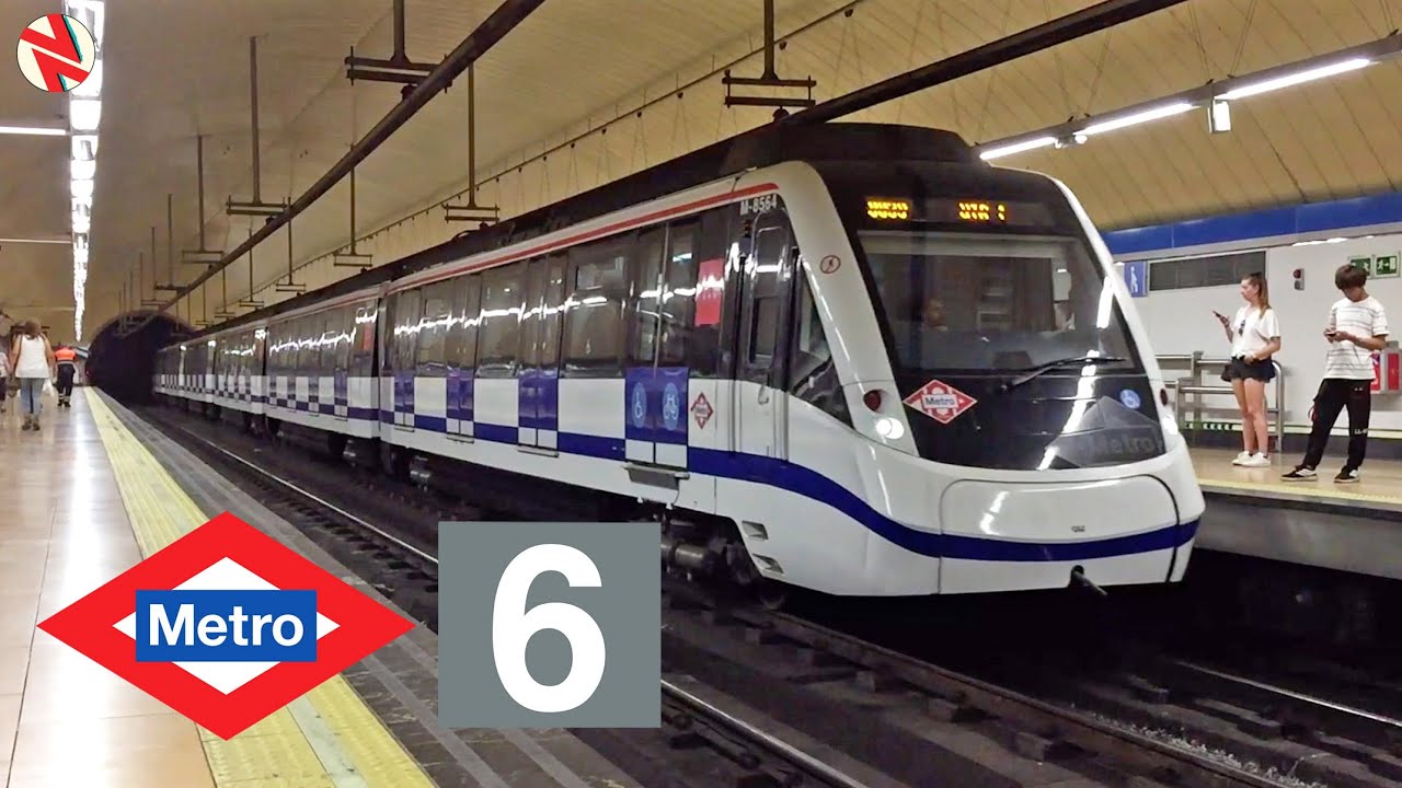 CONOCIENDO LA LÍNEA 6 CIRCULAR DE MADRID - YouTube