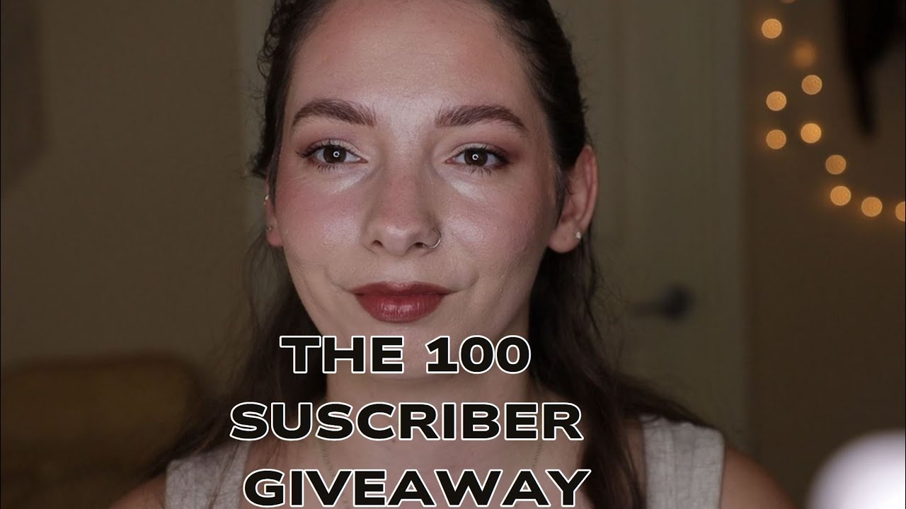 THE 100 SUB GIVEAWAY - YouTube