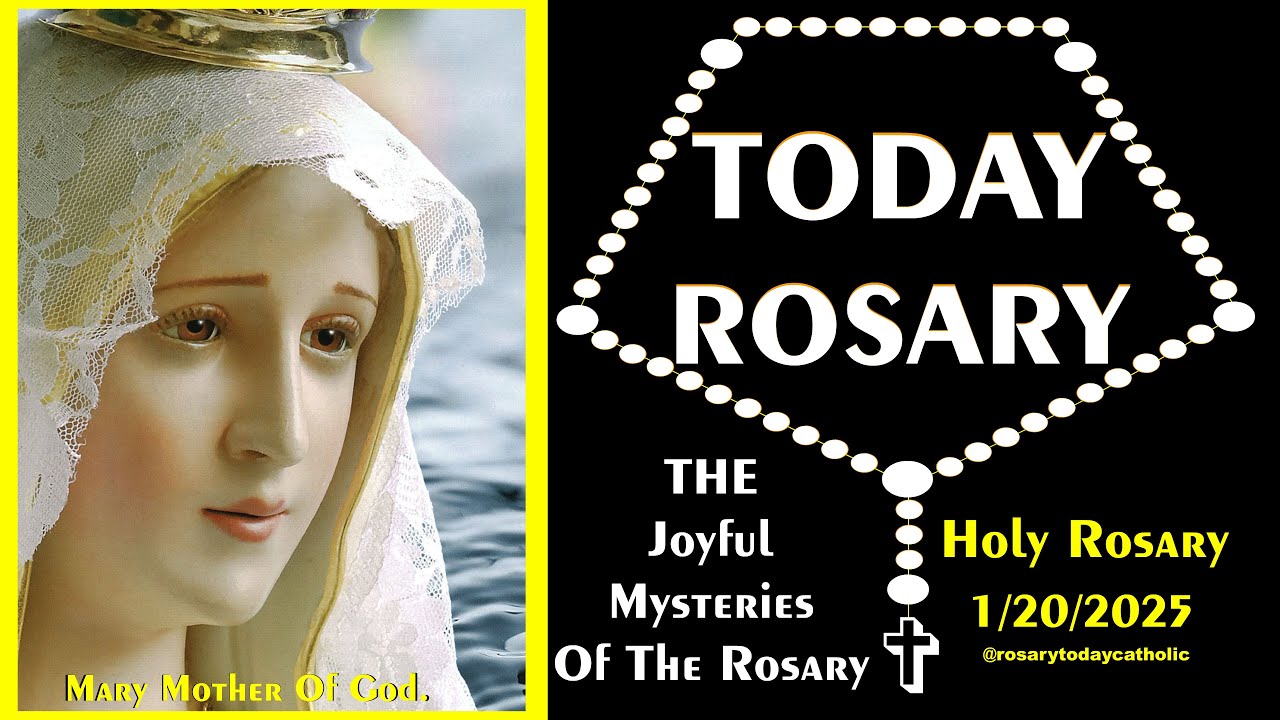 HOLY ROSARY FOR TODAY | JOYFUL MYSTERIES | CATHOLIC HOLY ROSARY PRAYER ...