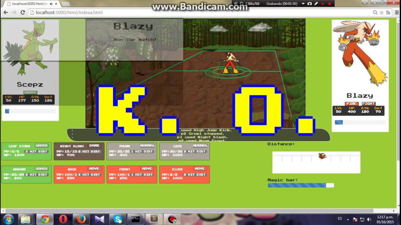 Pkduel 03 Nodejs Socketio Pokemon Real Time Youtube