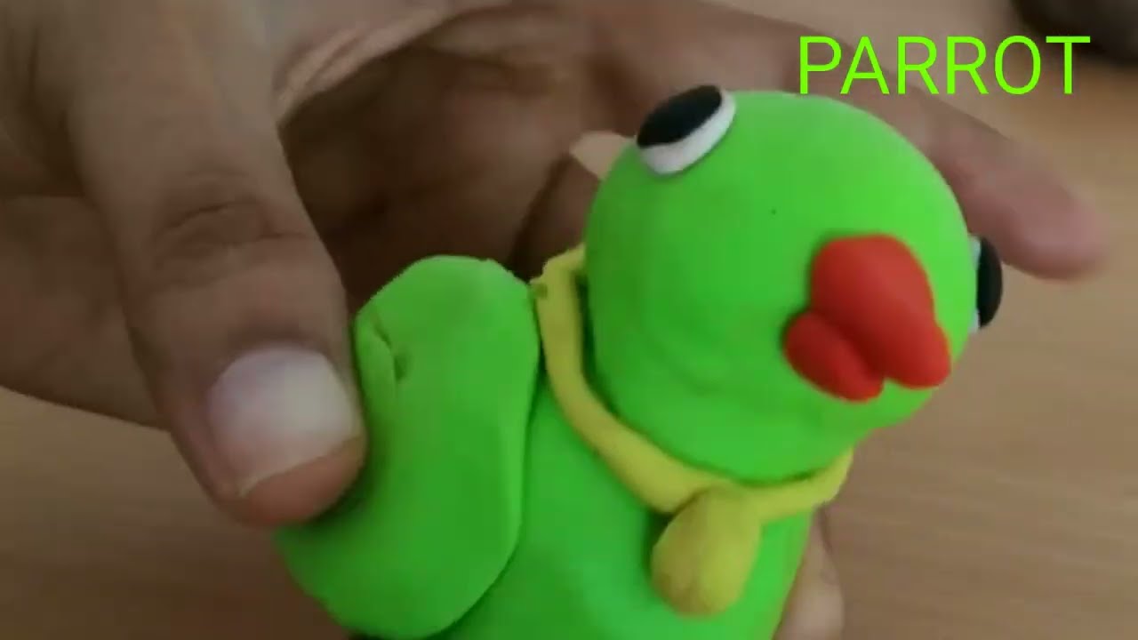 DIY Clay Modelling Parrot Play Doh Parrot How To Make Parrot With Play diy-clay-modelling-parrot-play-doh-parrot-how-to-make-parrot-with-play