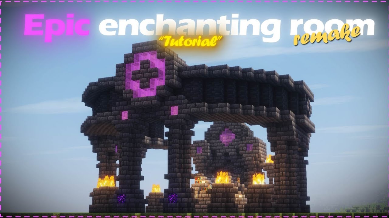 Epic Enchanting Room — Minecraft Tutorial (Remake + Better Guide) - YouTube