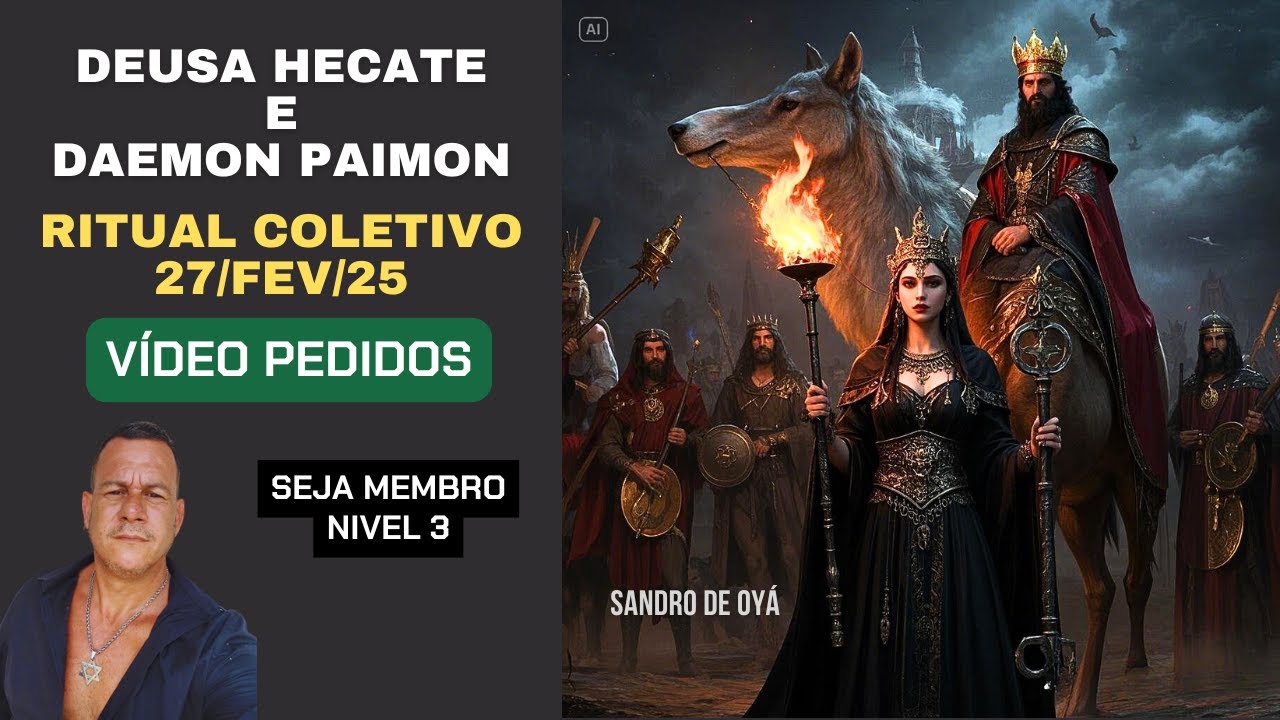 DEUSA HECATE E DAEMON PAIMON RITUAL COLETIVO - YouTube