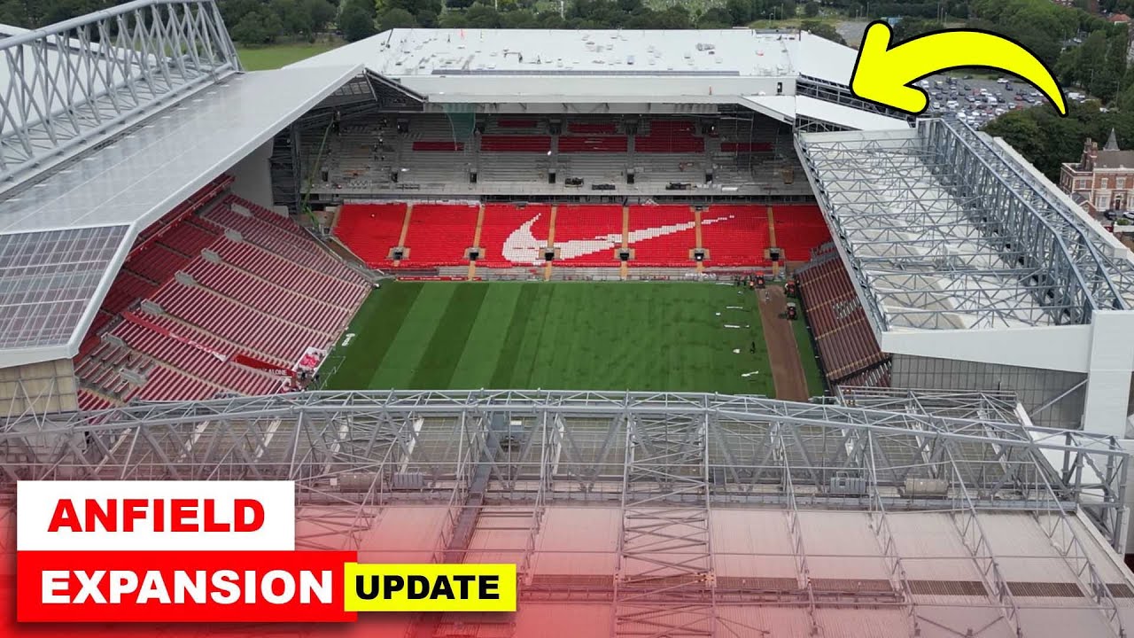 New Anfield Road Stand Update 13.07.2023 - YouTube