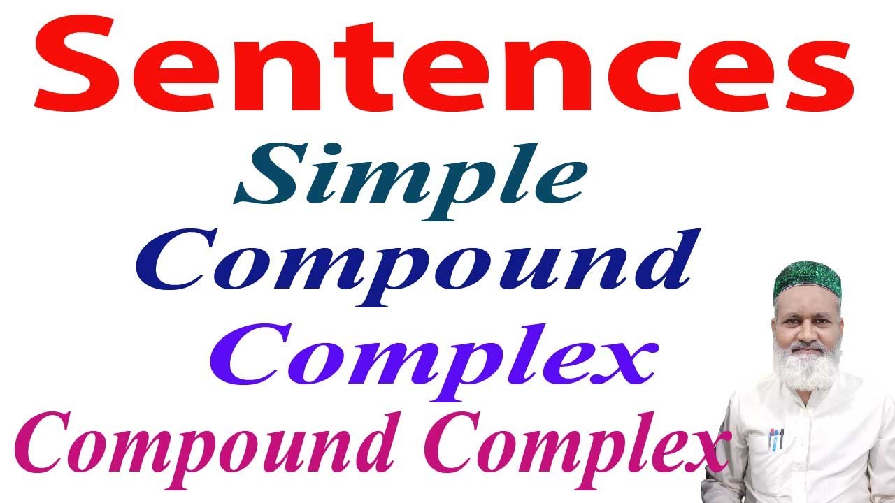 V115) Types of Sentences || According to Structure || Simple | Compound ...