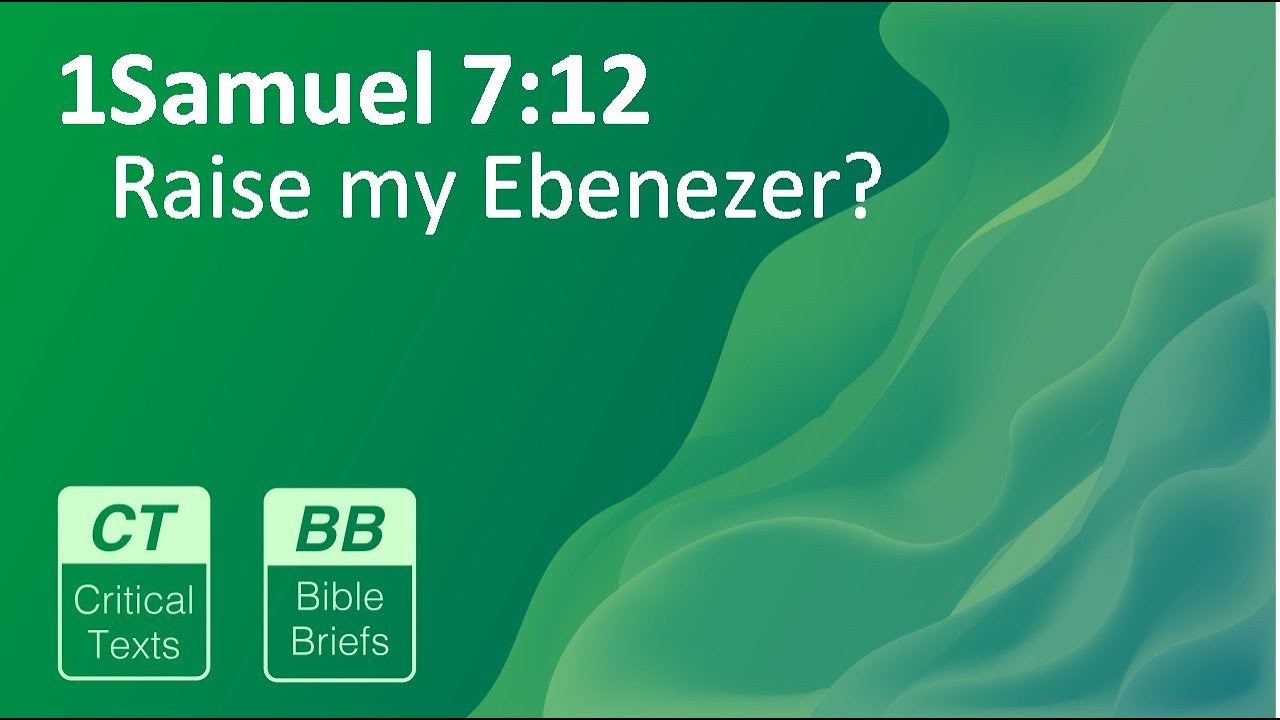 What is an Ebenezer? (BB#179 - 1Sam 7:12) - YouTube