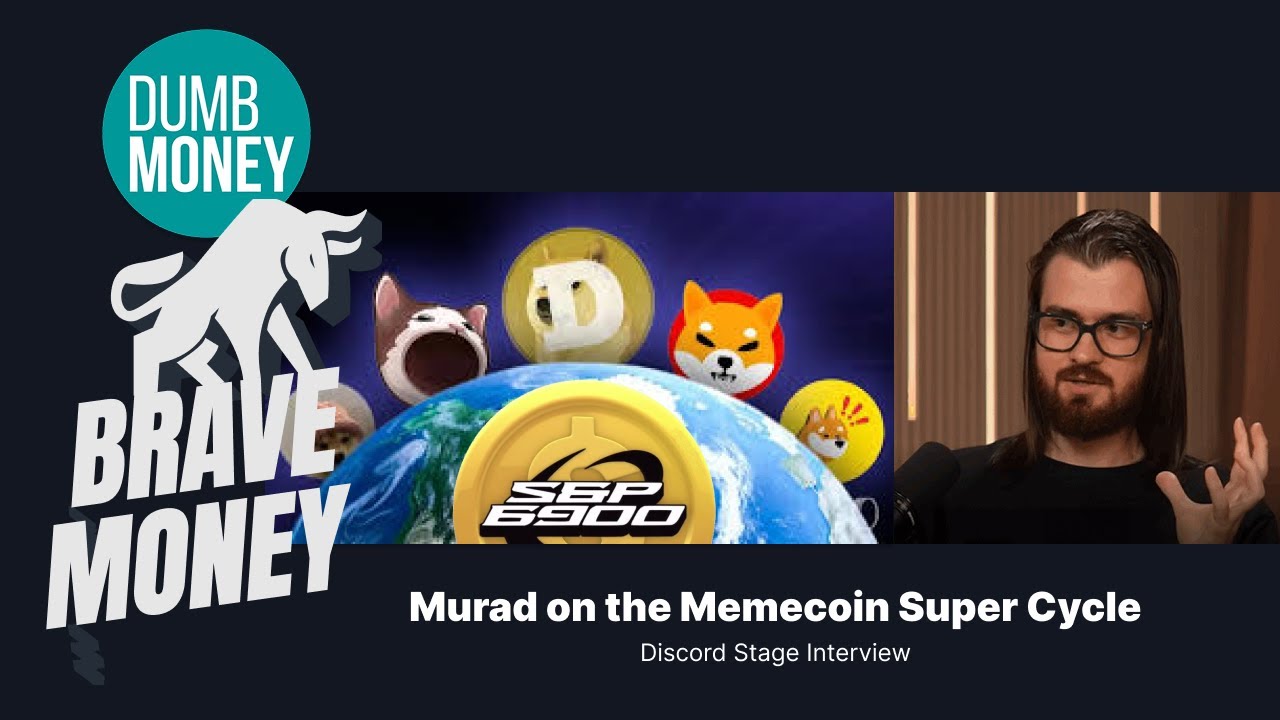 I interview Murad as he discusses his Memecoin Super Cycle Thesis - YouTube