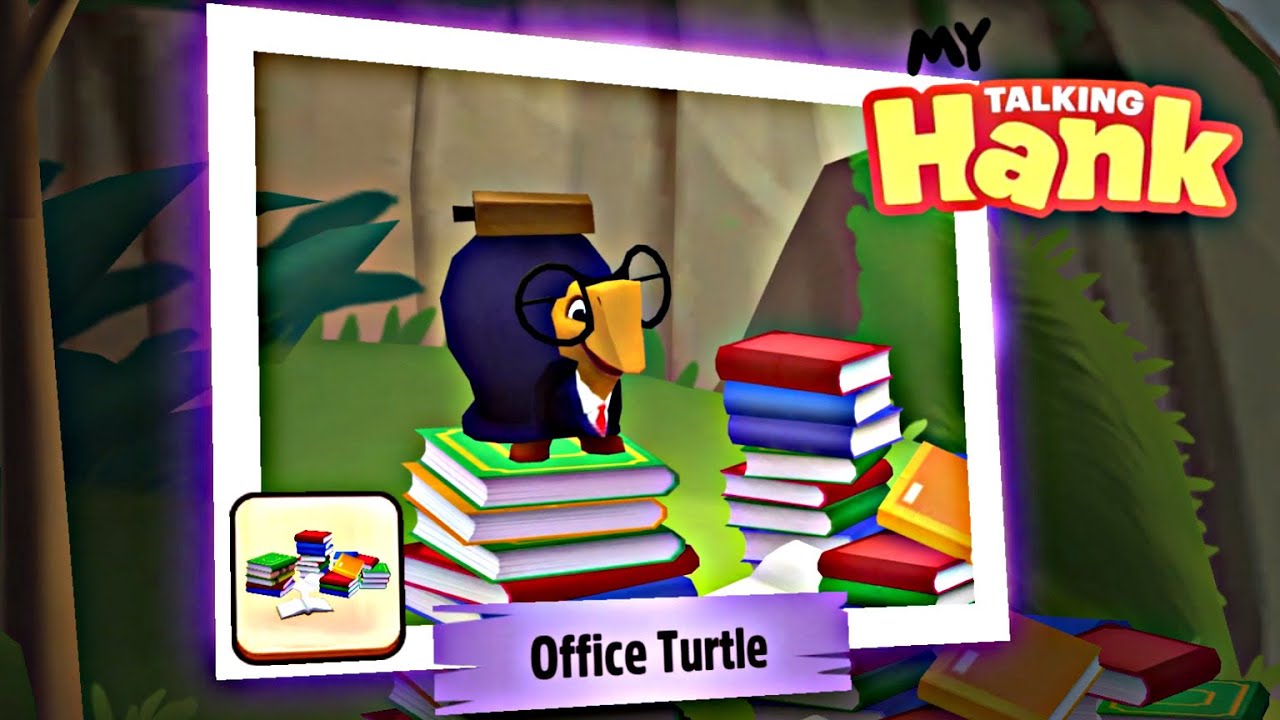 My Talking Hank - Gameplay Walkthrough Part 82 - Office Turtle (iOS ...