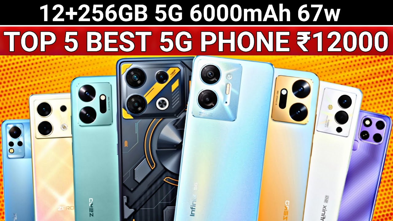 12+256🔥 Top 5 best 5G Phone under 12000 in india march 2024 | best ...