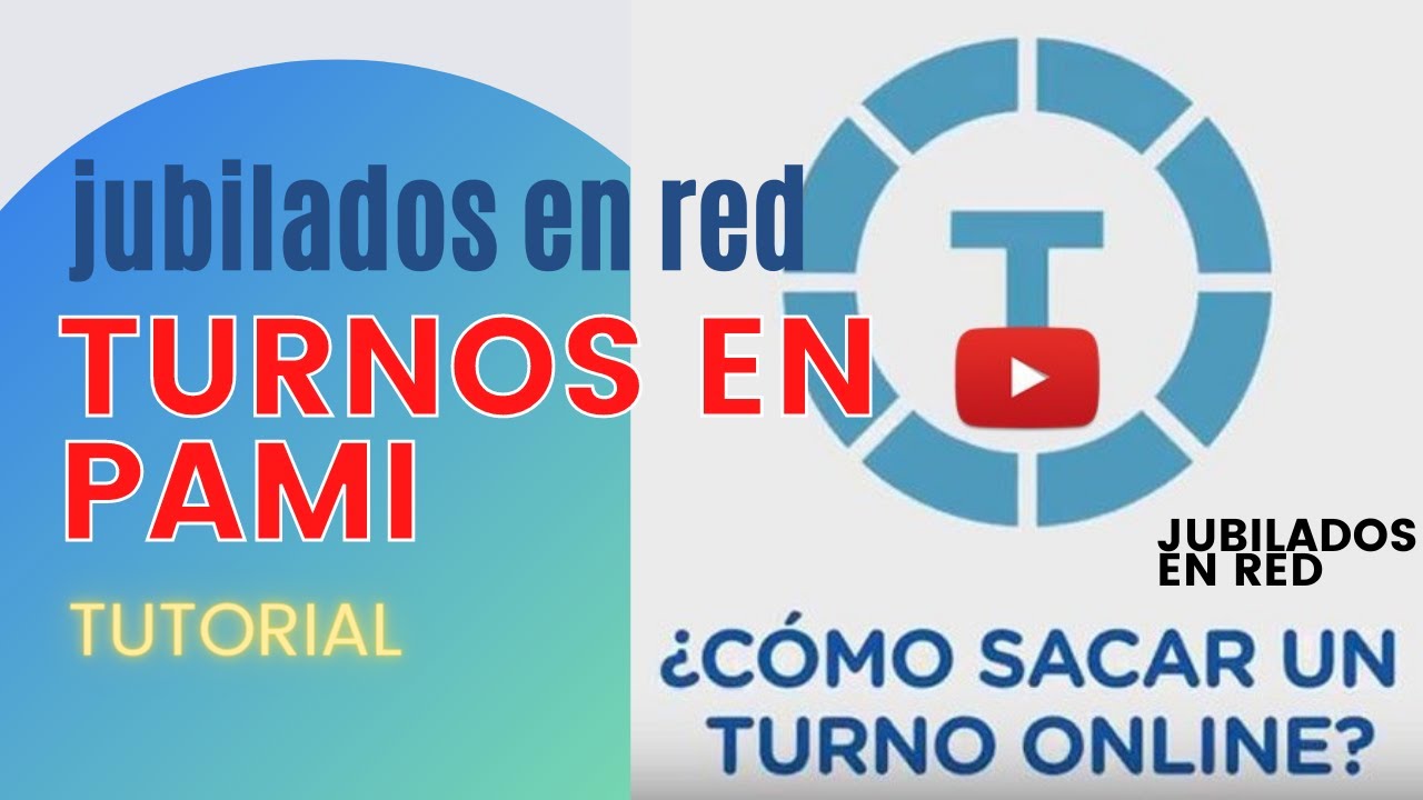 TUTORIAL PARA SACAR TURNO EN PAMI - YouTube