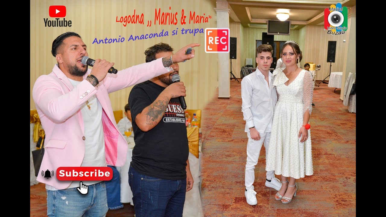 Logodna Marius & Maria 🎤 Antonio Anaconda si trupa - YouTube