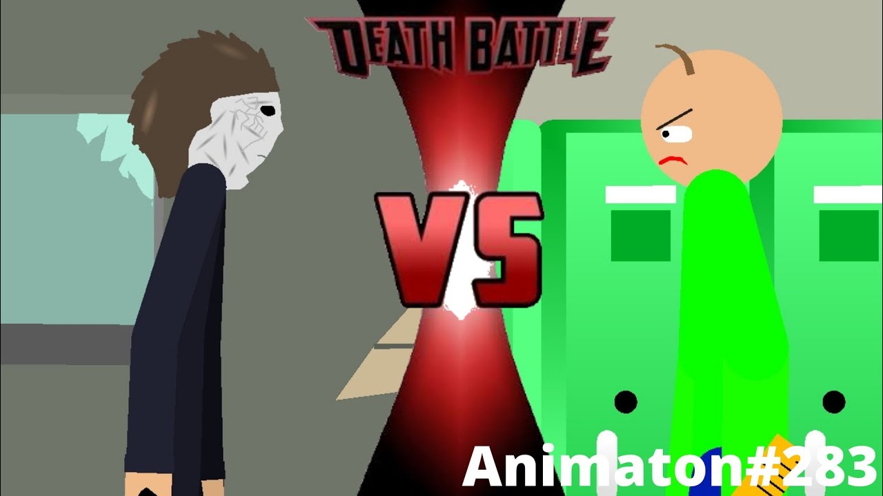 Micheal Myers vs Baldi (Remake) stick nodes animation #283 - YouTube