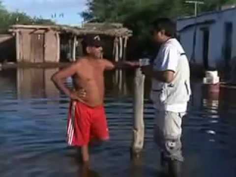 Noticiero 7 entrevistando a mudo