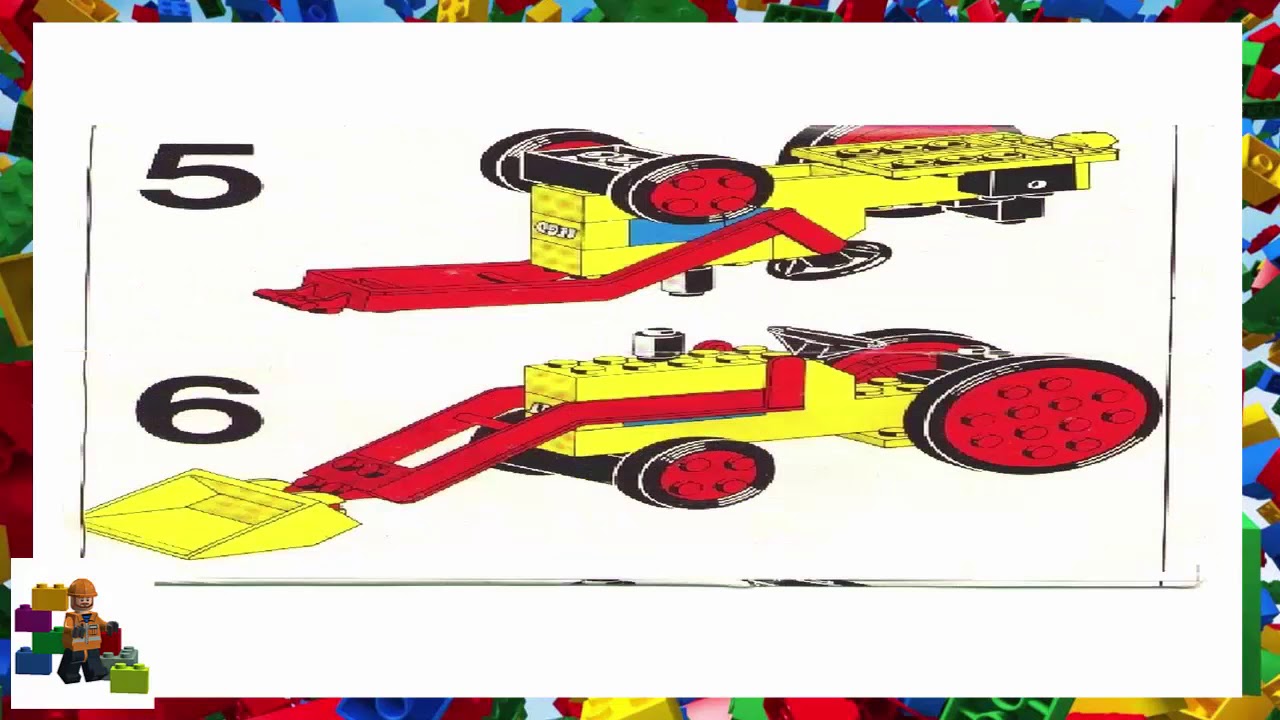 LEGO instructions - Legoland - 378 - Tractor - YouTube