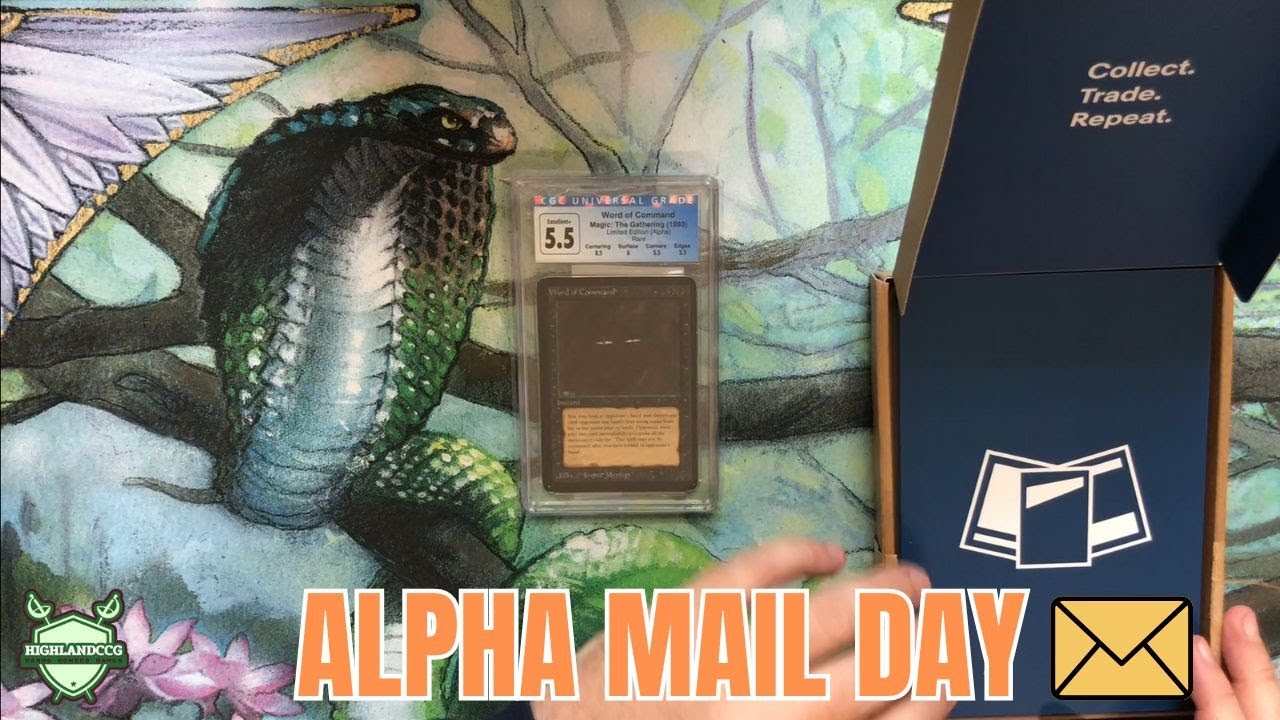 NEW MTG ALPHA RARE FOR THE COLLECTION - WORD OF COMMAND - YouTube