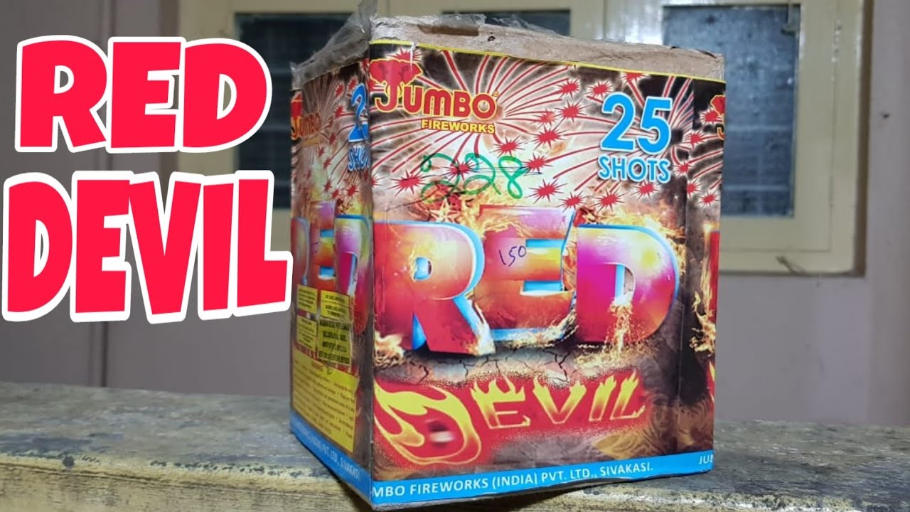 0.75" COMET × 25 SHOTS || RED DEVIL 25 SHOTS || JUMBO FIREWORKS ...