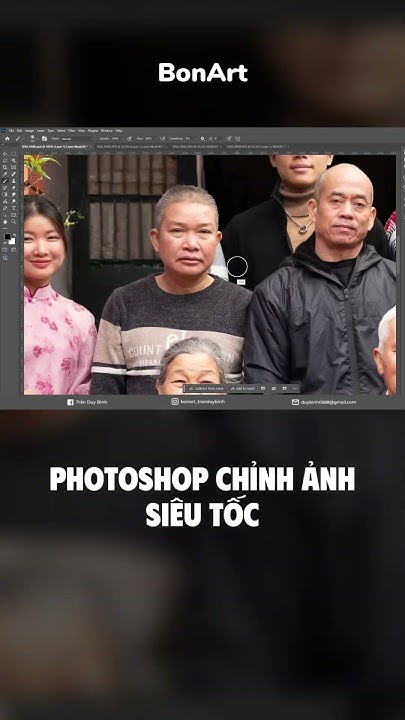 photoshop chỉnh sửa ảnh siêu tốc | BonART #shorts - YouTube