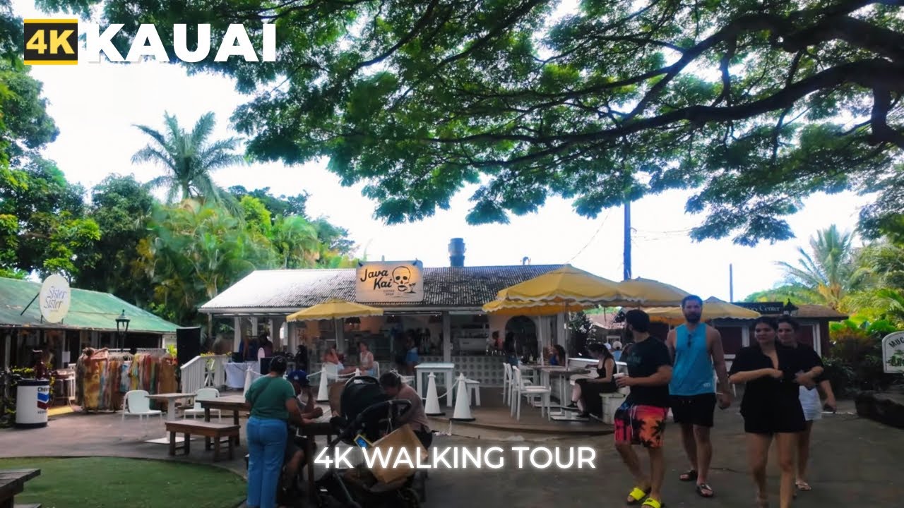 [4k] Kōloa Walk : What it’s like in Koloa Hawaii - Beautiful Town in ...