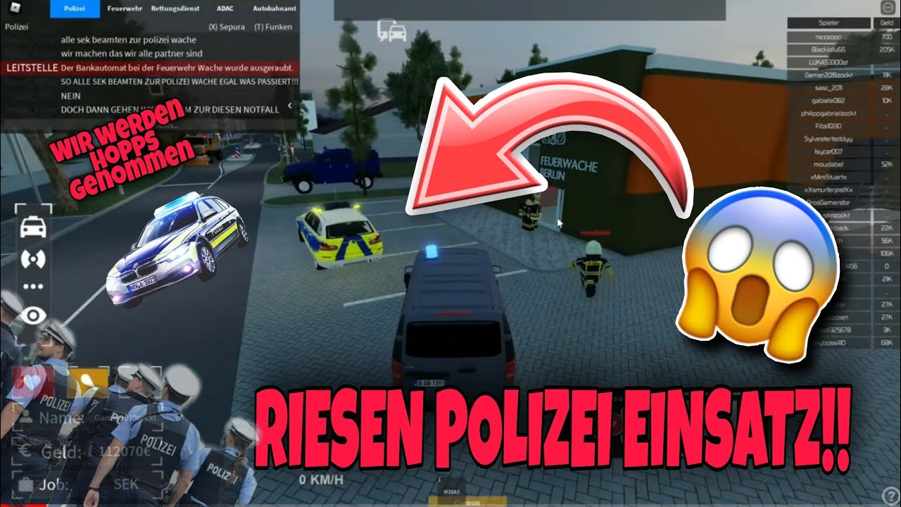 ROBLOX BERLIN V3 LEBEN ALS POLIZIST CHAOS UND VIELE KRASSE MOMENTE ...