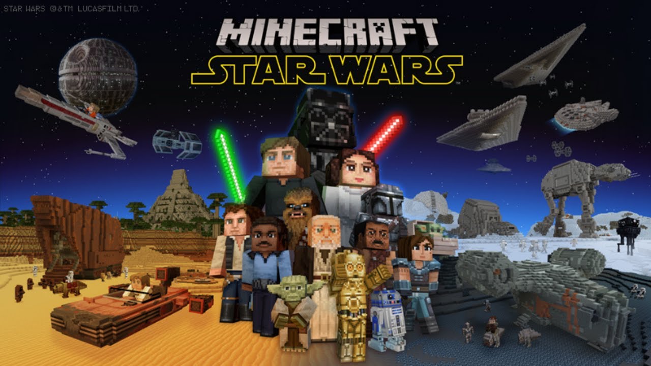 Star Wars DLC REVIEW Minecraft ¿VALE LA PENA? Bedrock (EL MEJOR MAPA DE ...