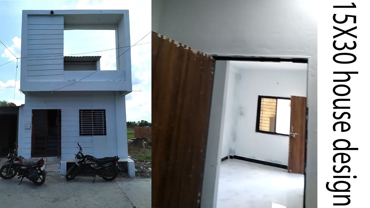 15X30 House interior real walkthrough 1bhk house small house design ...
