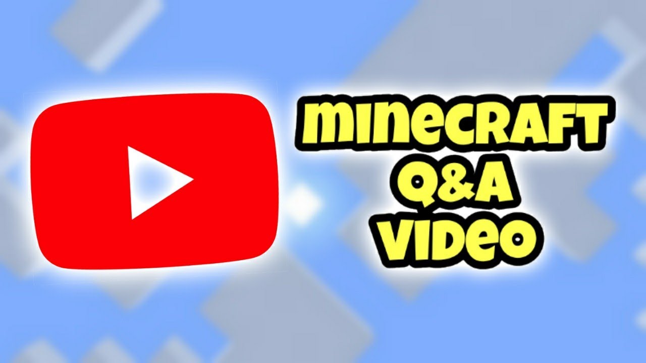 How I Started YouTube! (Minecraft Q&A Video) - YouTube