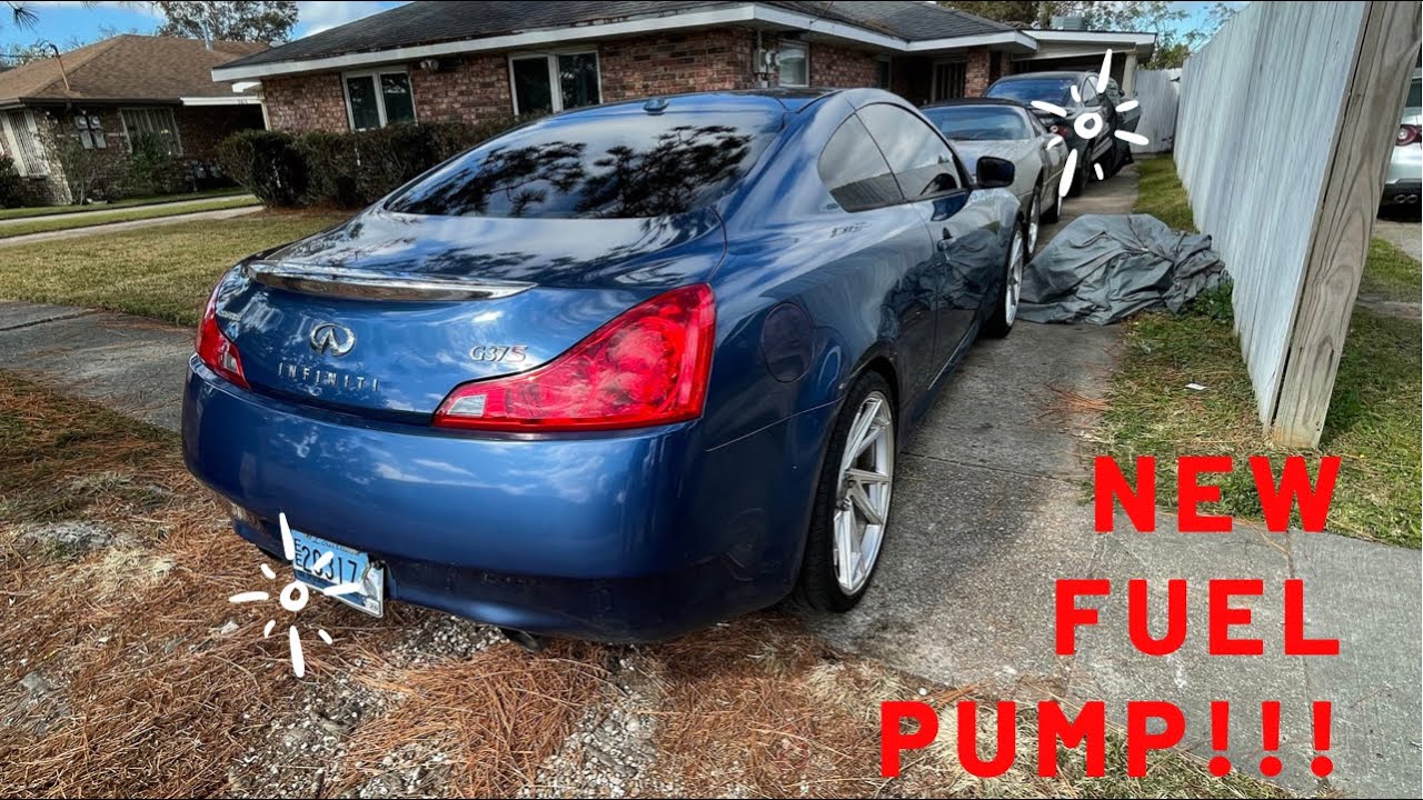 How to replace fuel pump in 2009 Infiniti G37 - YouTube
