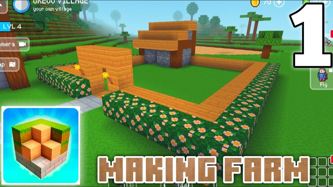 BLOCK CRAFT 3D: Making Farm, Gameplay Walkthrough Part 1 (IOS, Android ...