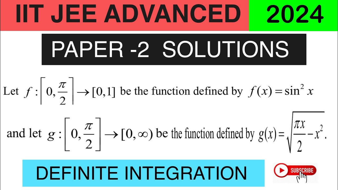 IITJEE ADVANCED 2024 PAPER SOLUTION The Value Of 16 pi 3 Integration IITJEE ADVANCED 2024 PAPER SOLUTION The Value Of 16 pi 3 Integration