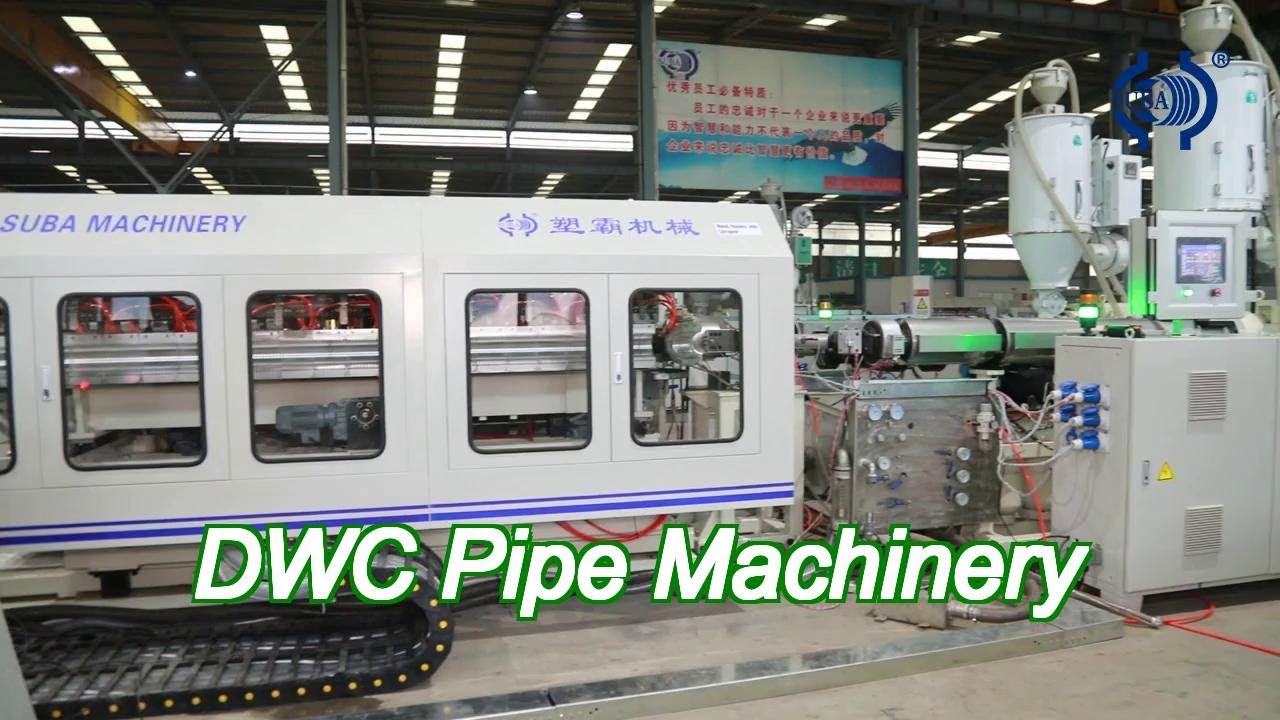 high speed 100-315mm dwc pipe production machinery for electric conduit ...