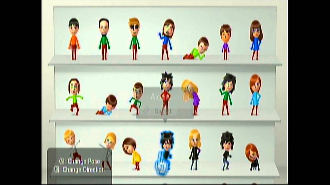 My Wii U Mii Collection - YouTube