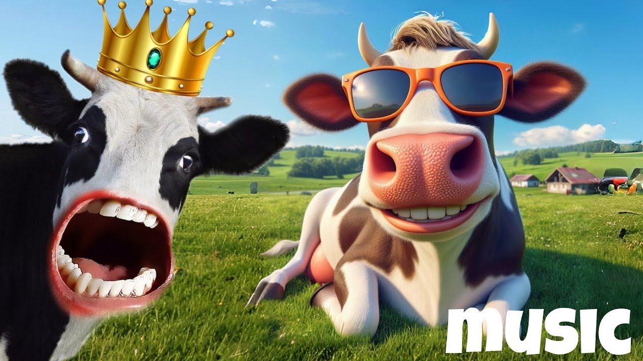 FUNNY COW DANCE 100│Cow Song & Cow Videos 2024 | Cow dance mix | funny ...