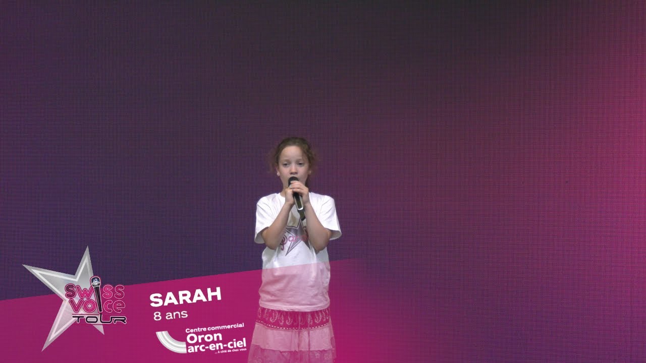 Sarah 8 ans - Swiss Voice Tour 2023, Centre Commercial Oron Arc-En-Ciel ...