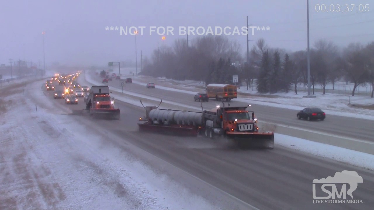 12-6-16 Fargo, ND Blizzard (Tuesday AM/PM) - YouTube